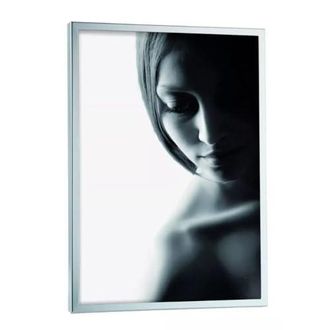 Mascagni Casa Bilderrahmen, Format 20 x 25, Farbe Silber, klassischer Rahmen 434, Mehrfarbig, 8003426002544