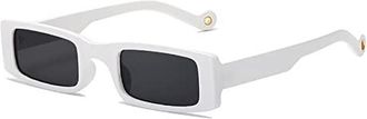 Generic Lunettes de soleil rétro à petite monture pour hommes et femmes, lunettes décoratives pour sports de plein air et vacances (couleur : A, taille : moye