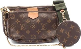 Louis Vuitton sac porté épaule Multi Pochette - Marron