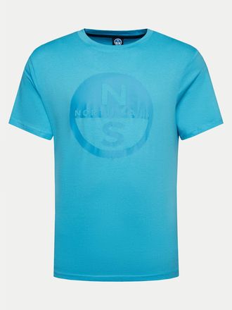 North Sails T-Shirt Basic 692972 Blau Regular Fit