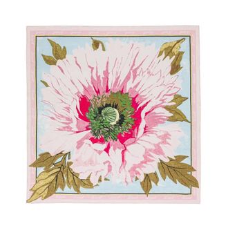 Twinset unisex, Accessoires, Multicolore, Taille: ONE Size Kefia in misto lino stampa fiore