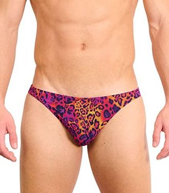 Kiniki Micro Slip de Bain Transbronzant pour Homme (5ème Génération) - Hot Leopard