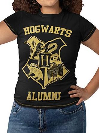 Harry Potter T-Shirt Femme Hogwarts Multicolore Small