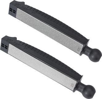 Sharpal 2-teiliges Diamant-Schleifplatten-Nachf&uuml;llset 220 K&ouml;rnung (60 Mikron) & 325 K&ouml;rnung (45 Mikron) - 25 &times; 152 mm / 1 &times; 6