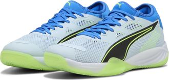 Puma Chaussures de handball Eliminate NITRO SQD 4 Unisexe, Accessoires, Bleu, 40.5