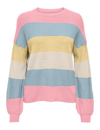 Only Onlatia L/S Stripe Pullover KNT Noos
