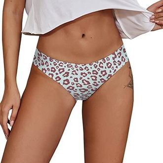 Generic Culotte Personnalisée pour Femme, sous-vêtement Quatre Couches à imprimé léopards Pantalon physiologiques (Blue, XL)