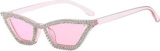 Generic Lunettes De Soleil Vacances &Agrave; Petite Monture For Femmes Sport En Plein Air For Hommes(Pink)