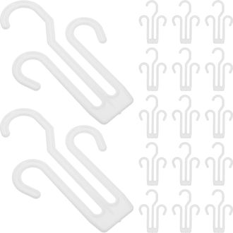 Lurrose 20 Stück Teiliges Schuhaufhängeset aus Robustem Pp Kunststoff Vielseitiger Schuhhalter für Sandalen und Hausschuhe Platzsparend Installieren für Zuhau