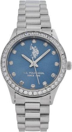U.S.Polo Association Uhr Felicity USP8406LB Silberfarben