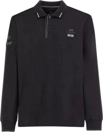 La Martina Homme, Tops, Noir, Taille: 2XL Full Zip SweaT-shirt Light