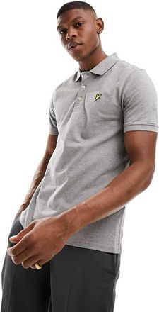 Lyle & Scott Lyle & Scott - Schlichtes Polohemd in Grau