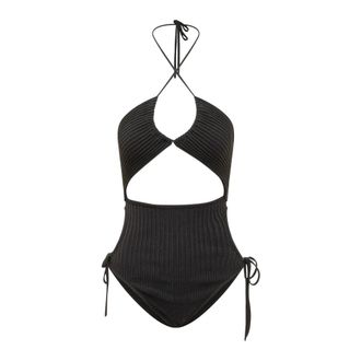 ADĀMO Andrea Adamo &Auml;rmelloser Bodysuit - Top Stil - - Tops - Damen - Schwarzk - XS