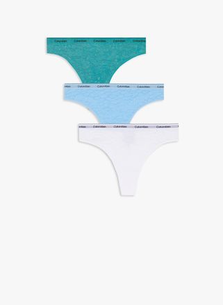 Calvin Klein Lot de 3 tangas en dentelle