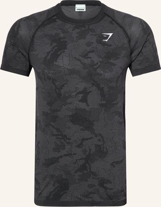 Gymshark Gymshark T-Shirt Geo Seamless schwarz