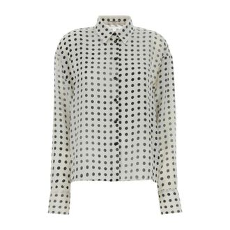 Ermanno Scervino Femme, Blouses et Chemises, Multicolore, Taille: 38 FR Chemise en soie imprim&eacute;e