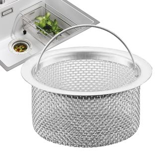 Generic Sink Filter - Sink Strainer | Kitchen Sink Strainer | Sink Hair Catcher | Stainless Steel Sink Filter | Bathroom Drain Hair Collector | Fine Mesh Pull