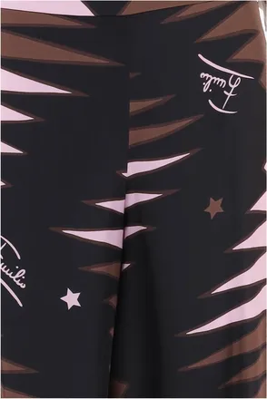 Emilio Pucci Valdimontone Print Silk Trousers - Multicolor