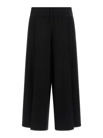 Pleats Please Issey Miyake Pantalons Décontractés - Noir