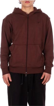 New Balance Homme, Sport, Brun, Taille: L Athletics French Terry Full Zip