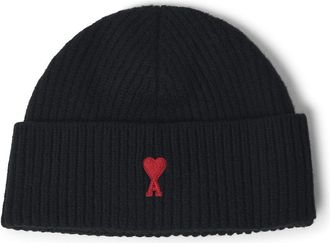 Ami Bonnet En Coton Noir Ami De Coeur