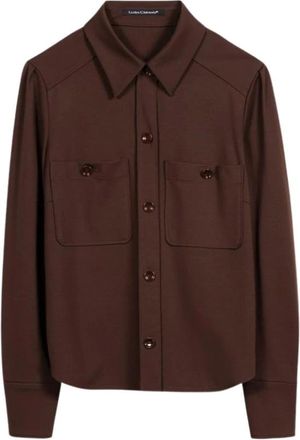 Luisa Cerano Femme, Vestes, Brun, Taille: 46 FR 0782 Veste l&eacute;g&egrave;re
