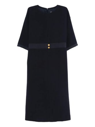 Chanel robe à manches courtes - Bleu