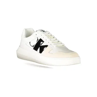 Calvin Klein Contrast CK Logo Sneaker - White