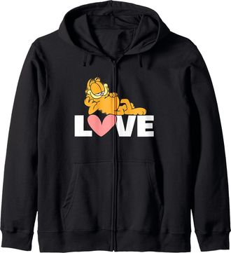 Garfield Valentines Day Relaxed and In Love Kapuzenjacke