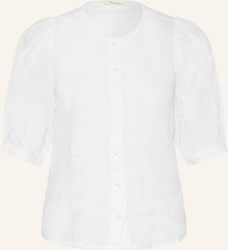 Part Two Leinenbluse Azrapw weiss