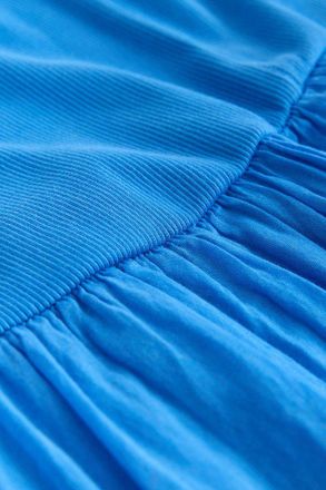 Next Sommerkleid Gestuftes Minikleid mit eckigem Ausschnitt (1-tlg)