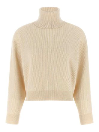 Brunello Cucinelli Rundhalspullover - Wei&szlig;