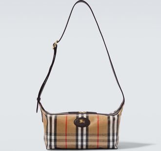 Burberry Crossbody Bag Burberry Check mit Leder