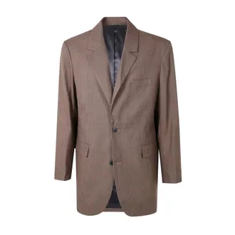 Les Deux Braune Seide Nylon Jacke - - Jackets - Herren - Braun - XL