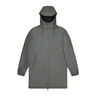 Rains Homme, Manteaux, Gris, Taille: S Long Storm Breaker W3