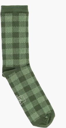 Woolrich Long Buffalo-Check Socks size 35/38
