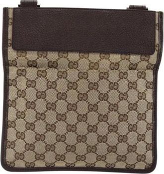 Gucci Sac bandouli&egrave;re vintage Pre-owned - Femme - Pre-owned - Brun - Taille: ONE Size