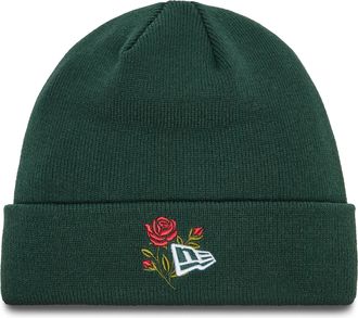 New Era M&uuml;tze New Era Rose Icon Cuff Knit Beanie 60580736 Gr&uuml;n