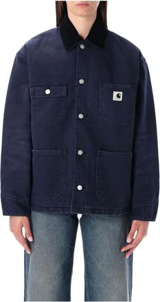 Carhartt Work in Progress Femme, Vestes, Bleu, Taille: 42 FR OG Michigan Coat