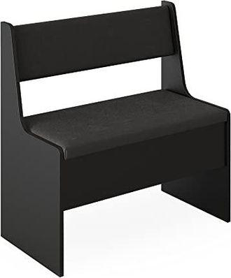 Vicco Banquette dangle Salle &agrave; Manger Roman, Noir, 76.6 x 41.5 cm