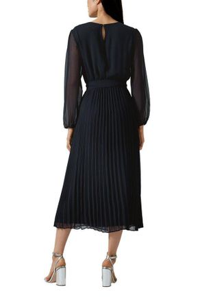 s.Oliver Black Label Meshkleid mit seitlichem Bindeg&uuml;rtel