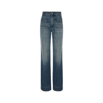Victoria Beckham Damen, Jeans, Blau, W26 L34Gr&ouml;&szlig;e