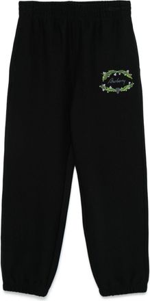 Burberry Jogginghose mit Logo-Stickerei - Schwarz