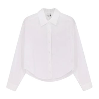 Aspesi Femme, Blouses et Chemises, Blanc, Taille: 34 FR Cotton Poplin Shirt