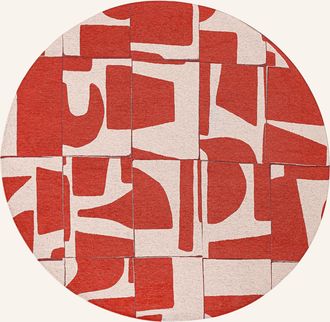 Louis De Poortere Louis De Poortere Teppich Craft Papercut rot