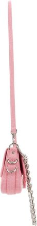 Balenciaga Womens Shoulder Bag Lindsay Pink Calfskin Leather