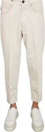 Berwich Chiaia Cropped Hosen - - Trousers - Herren - Beige - 2XL