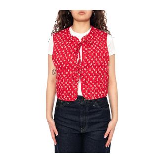 Levi's Rue Liner Vest - - Jackets - Damen - Rot - S