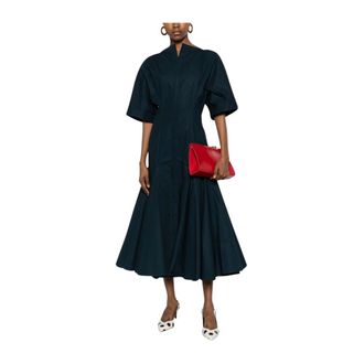 Jacquemus Femme, Robes, Bleu, Taille: 36 FR La Robe Moisson midi dress