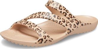 Crocs Femme Kadee II Flip Flop Sandale, léopard, 37 EU